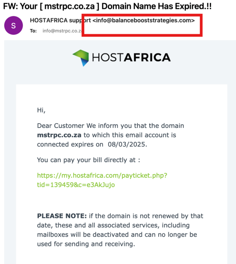 Mass phishing targeting hosting companies — how domain renewal scams ...